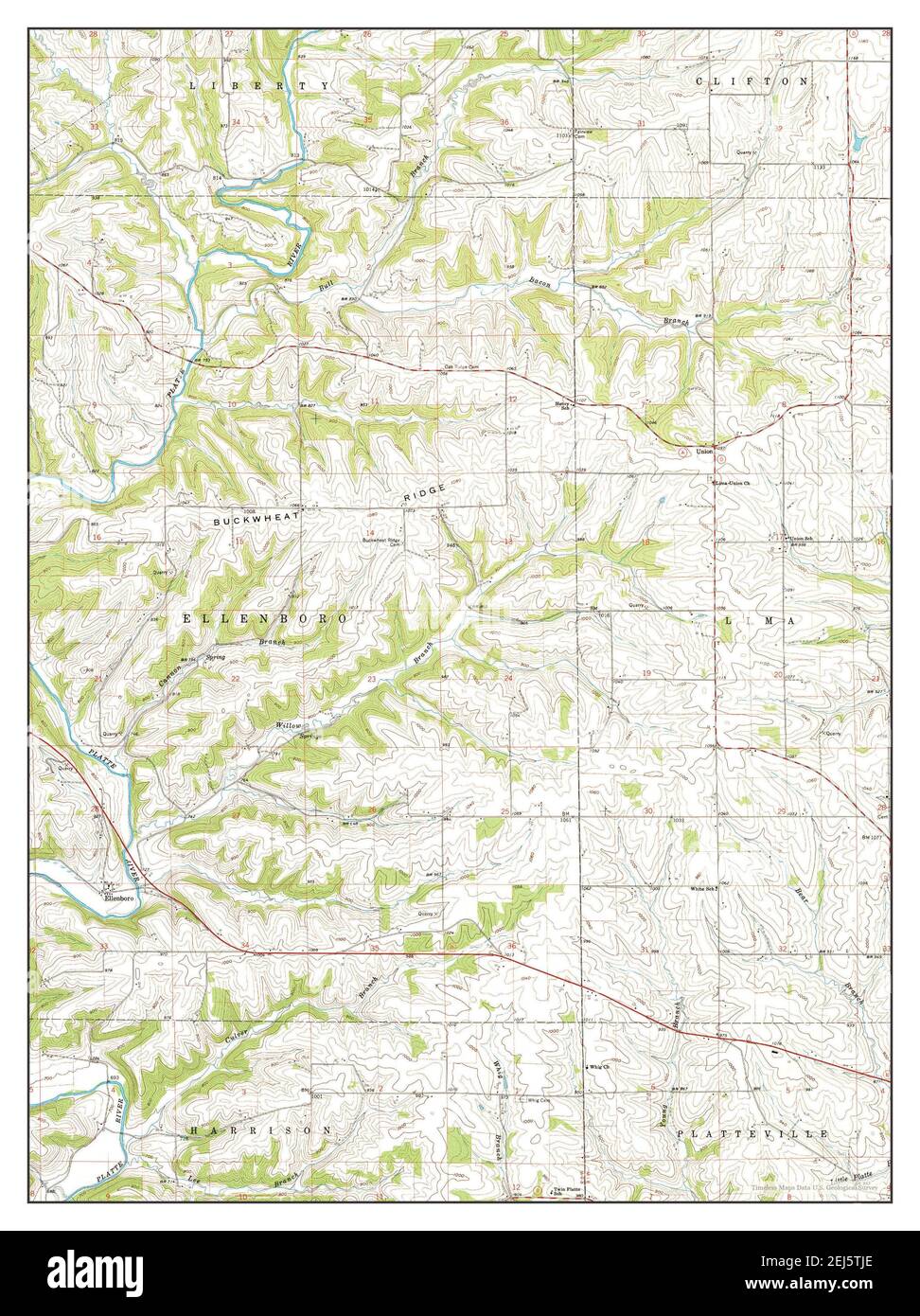 Map of ellenboro hi-res stock photography and images - Alamy