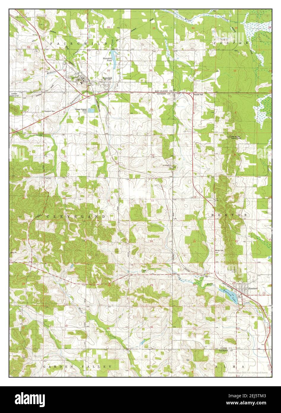 Fairchild, Wisconsin, map 1979, 1:24000, United States of America by ...
