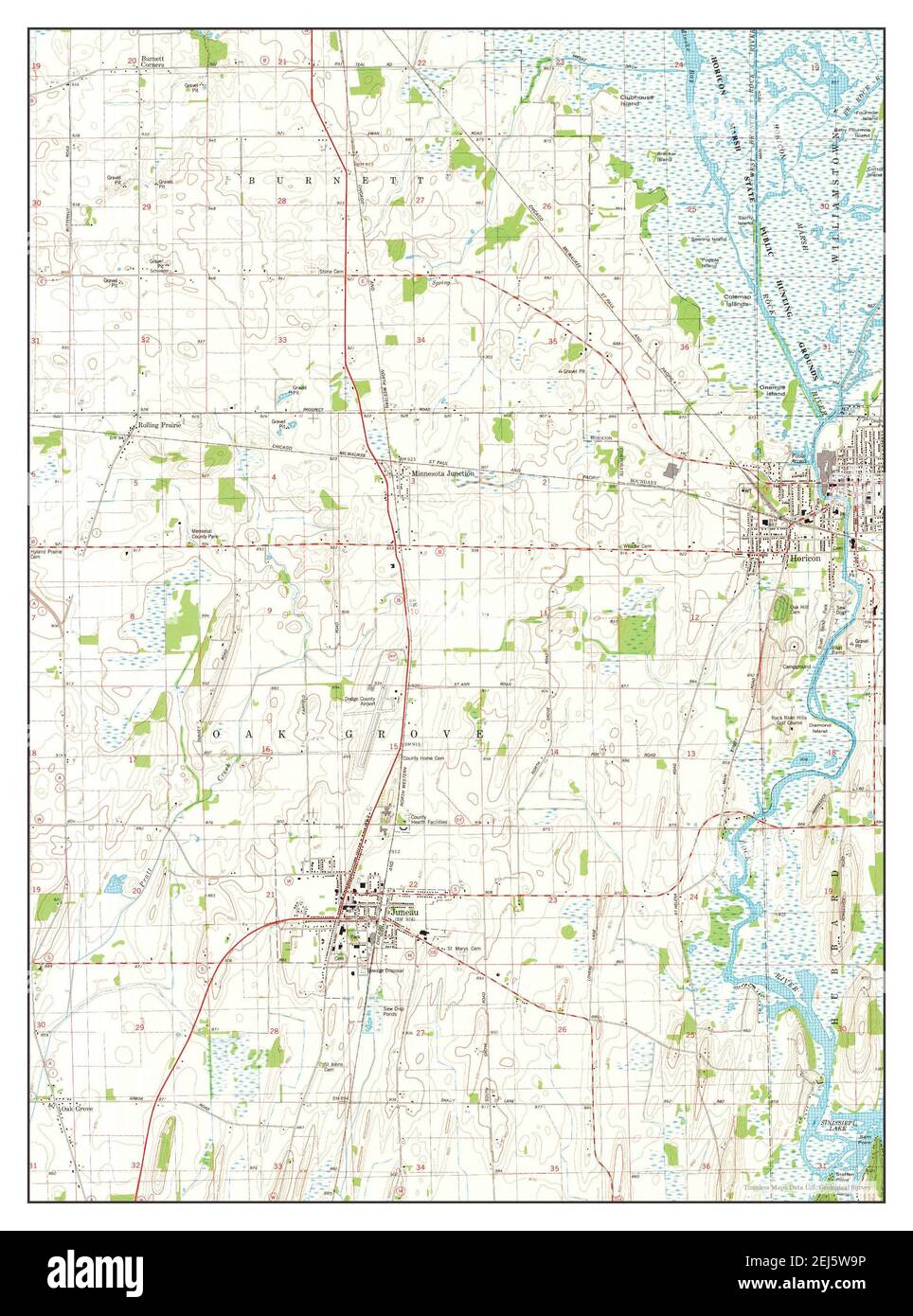 Horicon, Wisconsin, map 1980, 1:24000, United States of America by ...