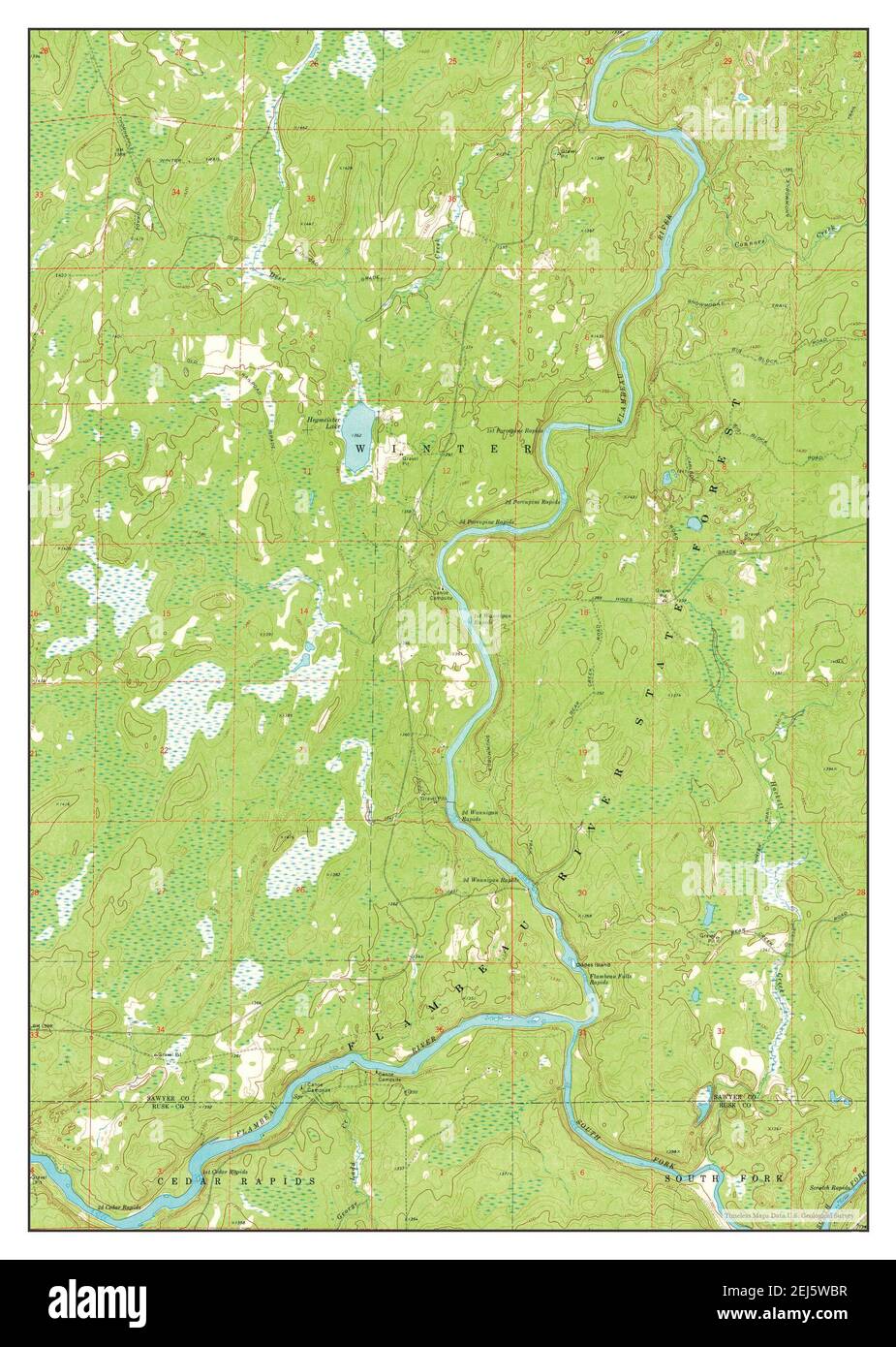 Map of ingram wisconsin hi-res stock photography and images - Alamy