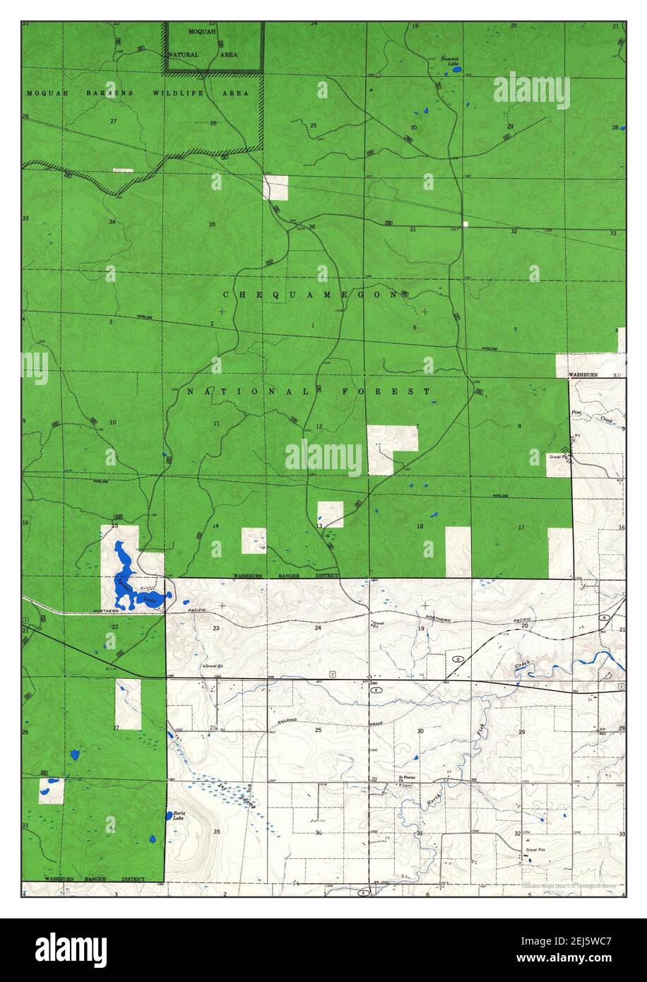 Ino, Wisconsin, map 1964, 1:24000, United States of America by Timeless ...