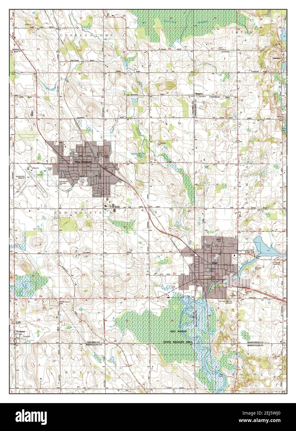 Kiel old map hi-res stock photography and images - Alamy