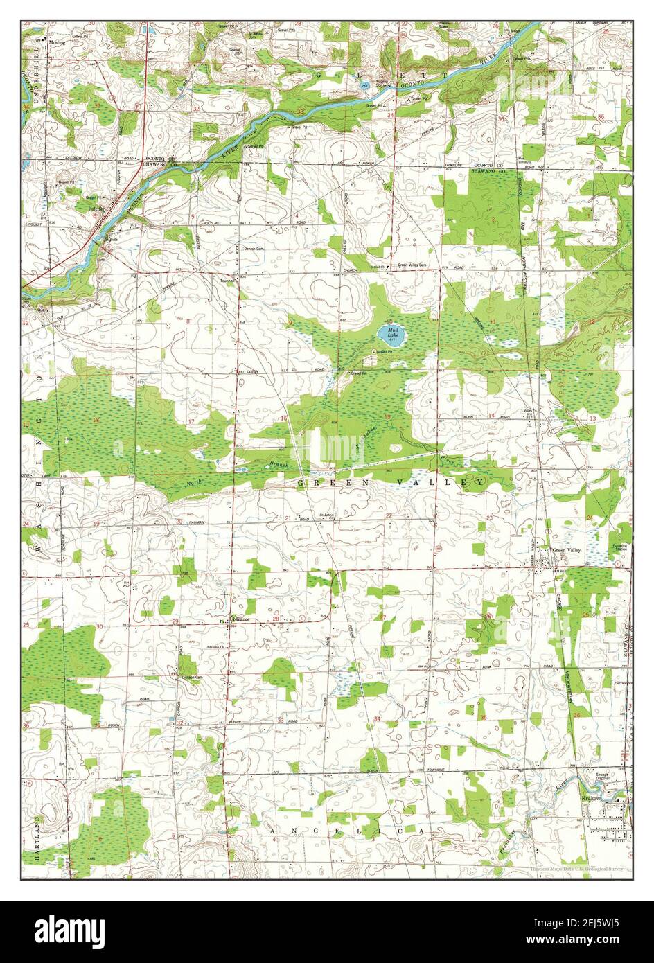 Krakow street map hi-res stock photography and images - Alamy