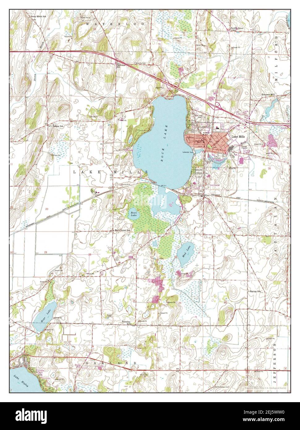 Lake Ripley Map
