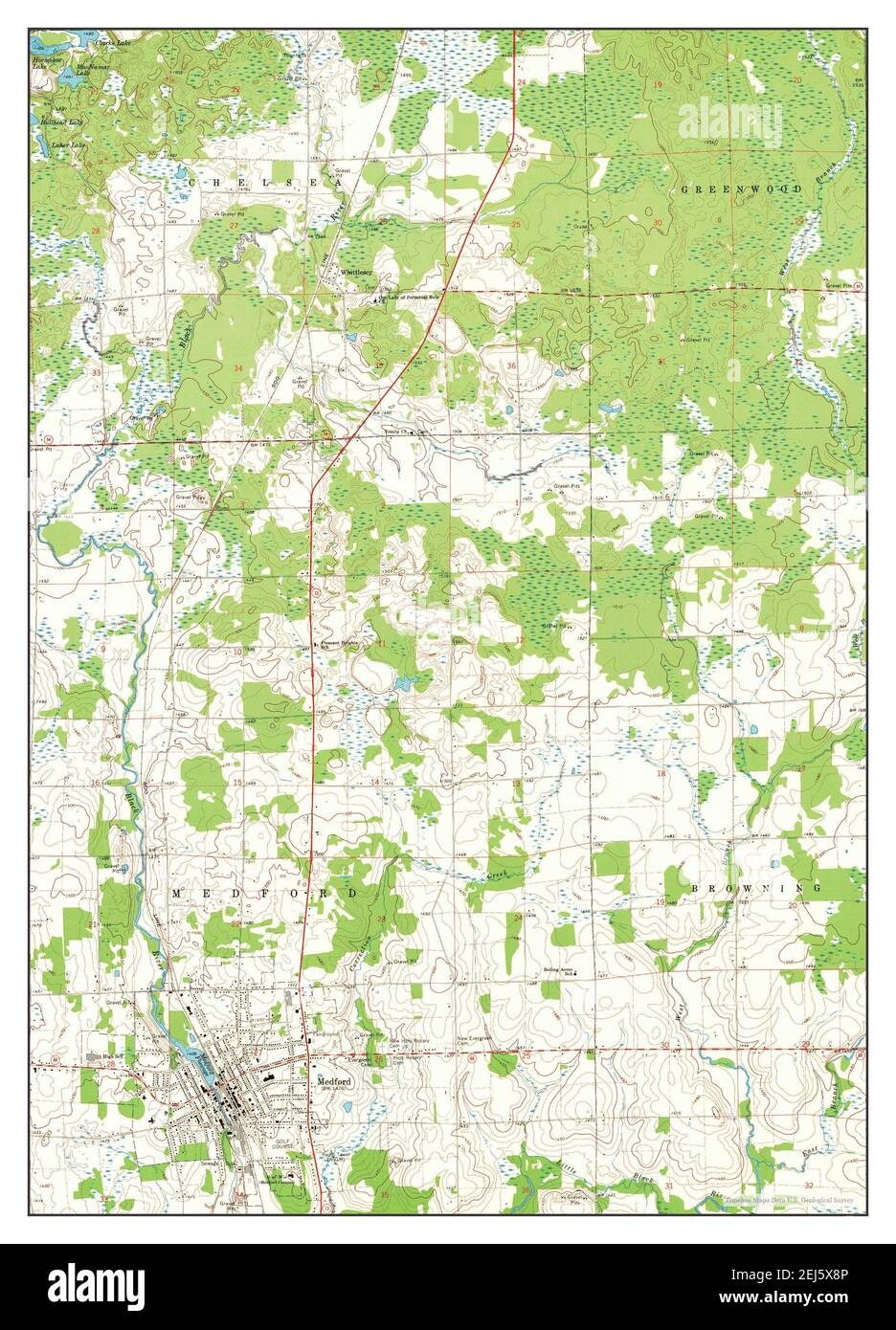 Medford, Wisconsin, map 1969, 1:24000, United States of America by ...
