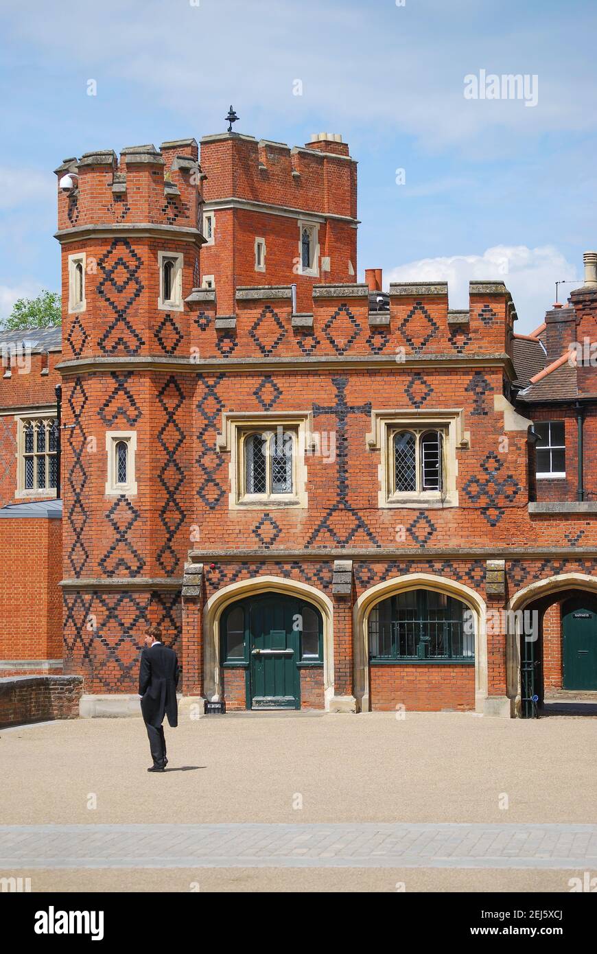 College entrance, Eton College, Eton, Berkshire, England, United ...