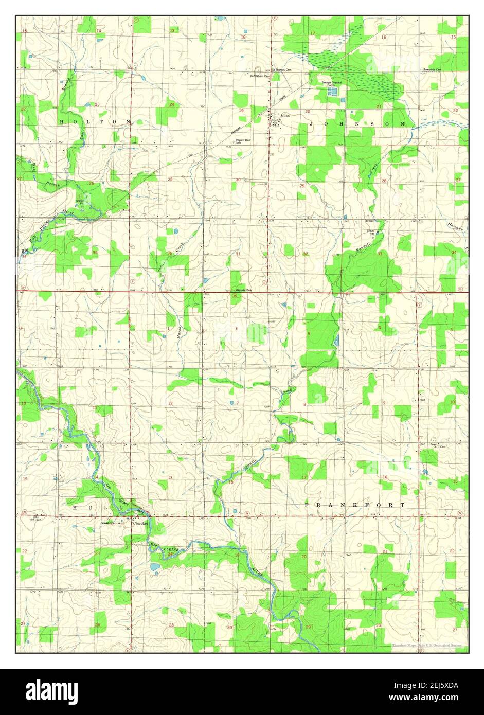 Milan, Wisconsin, map 1981, 1:24000, United States of America by ...