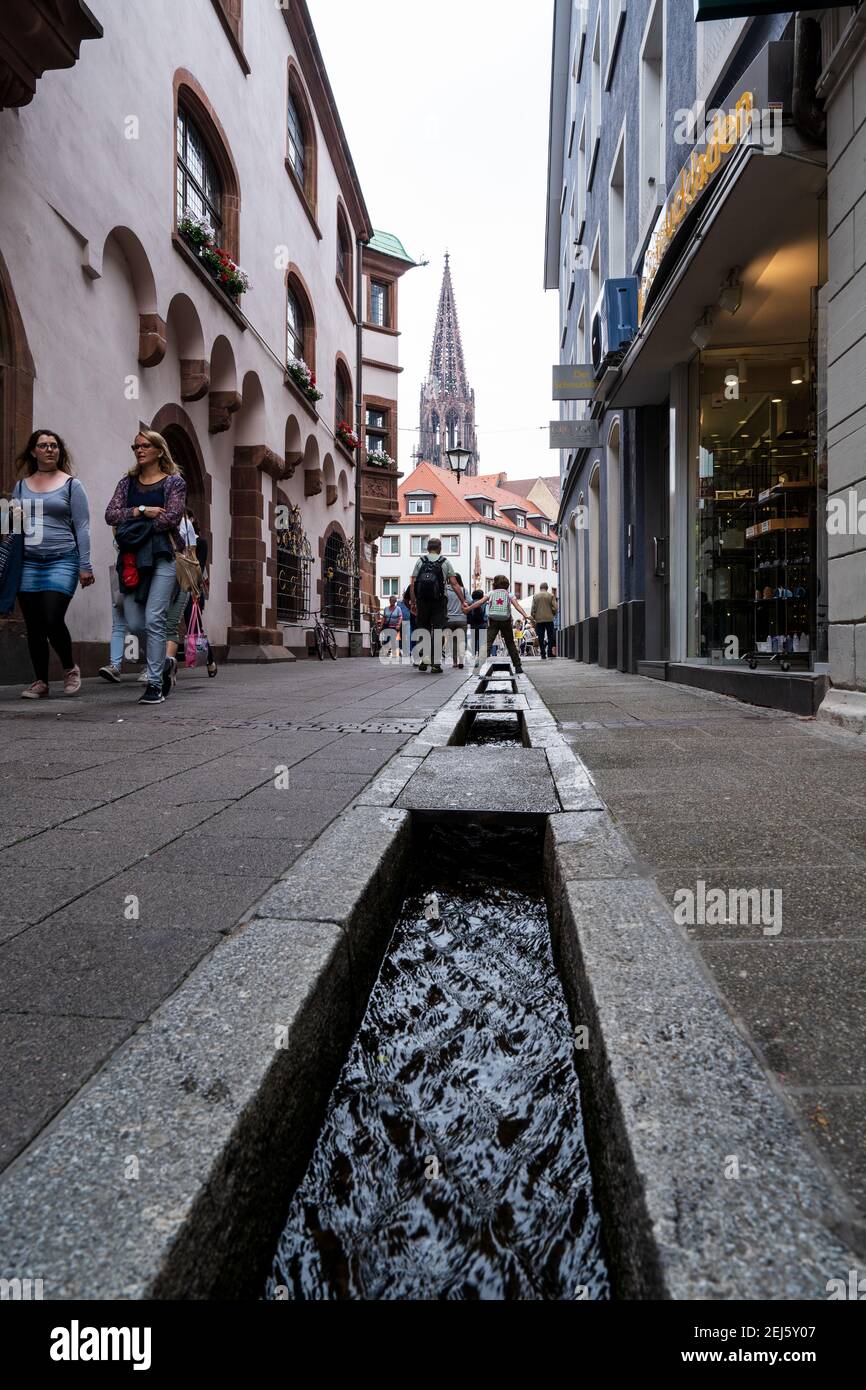 Beautiful Old Town of Freiburg, Germany Stock Photo - Alamy