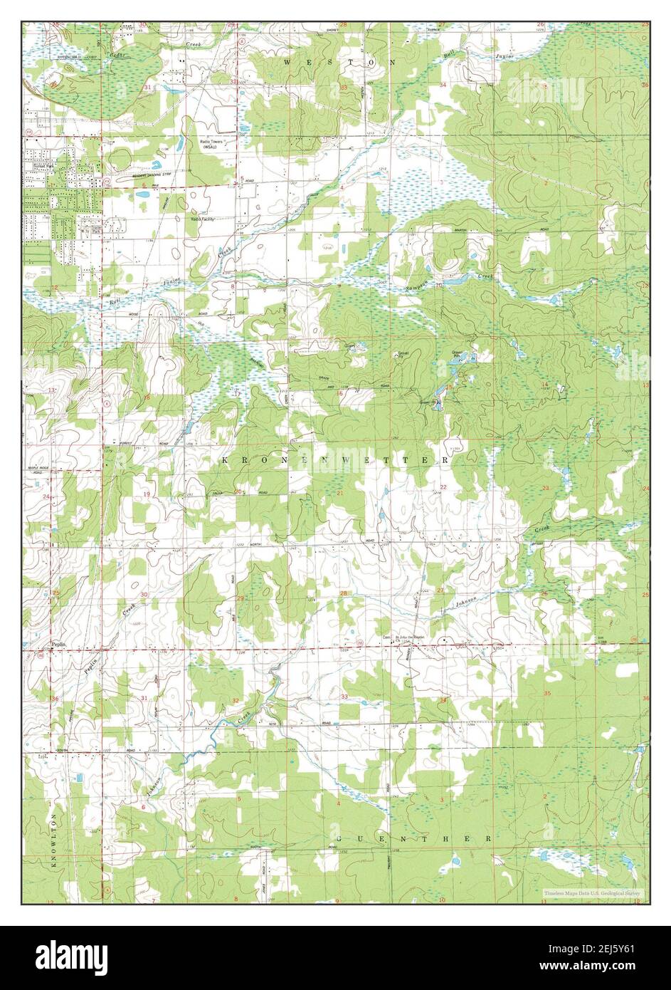 Peplin, Wisconsin, map 1982, 1:24000, United States of America by ...