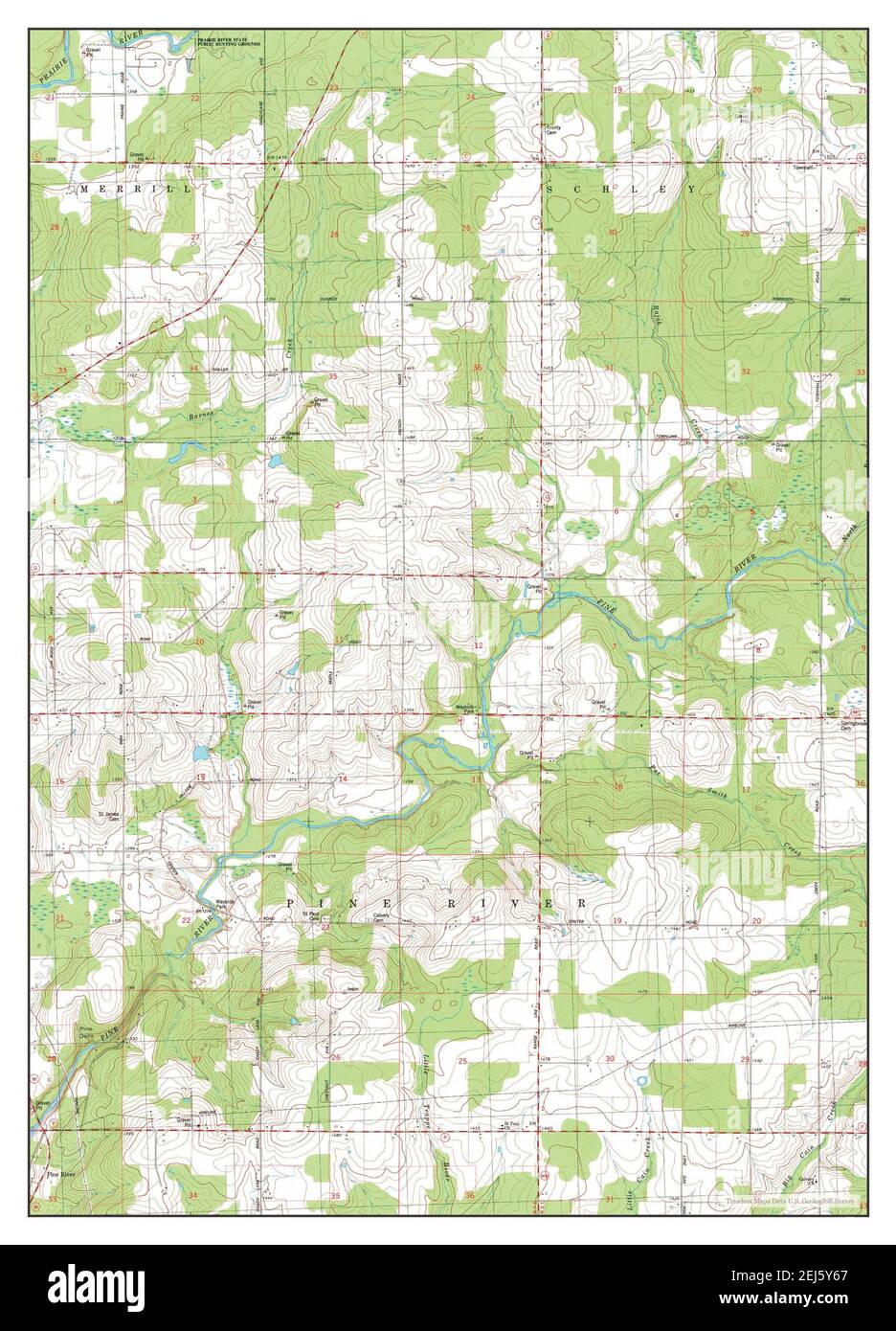 Map of wisconsin dells hi-res stock photography and images - Alamy