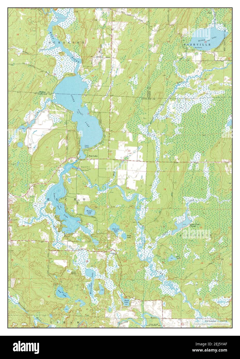 Post Lake, Wisconsin, map 1973, 1:24000, United States of America by ...