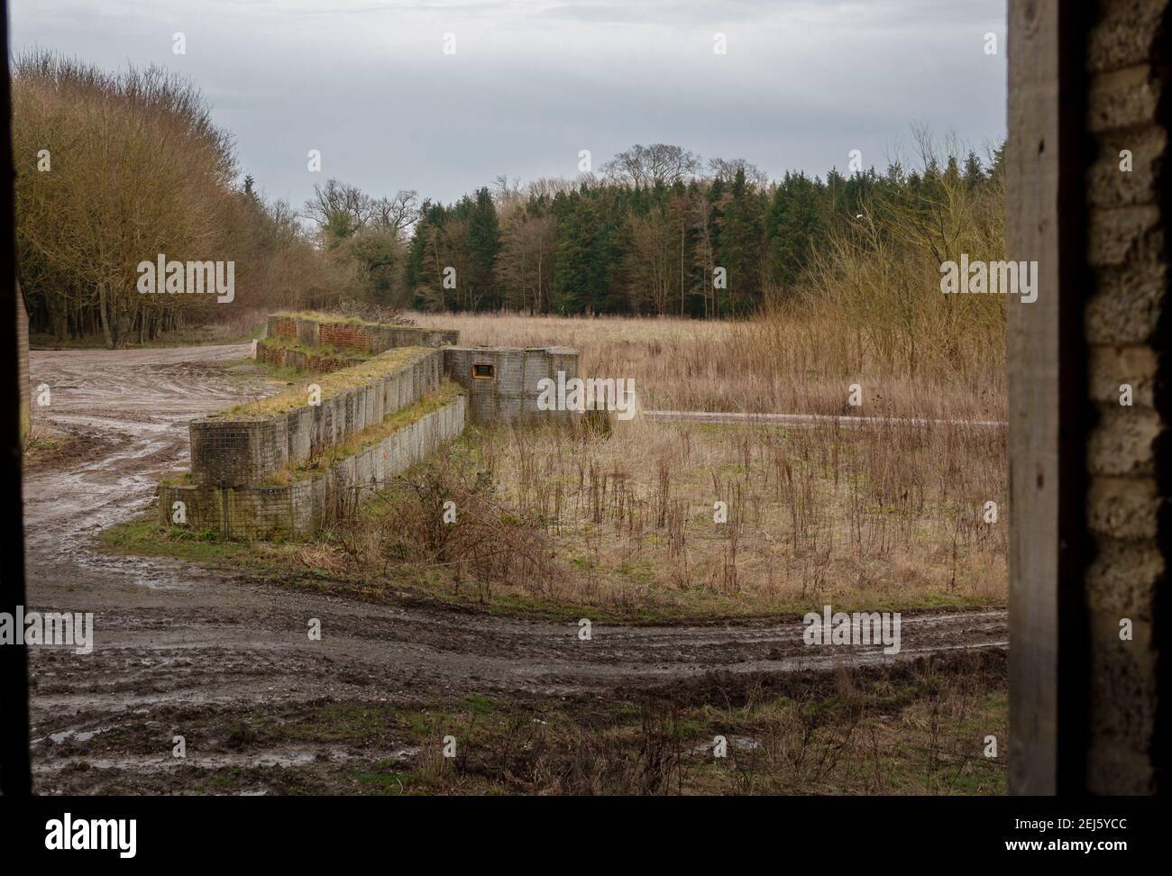 British Army soldier training fortified buildings and structures Stock ...