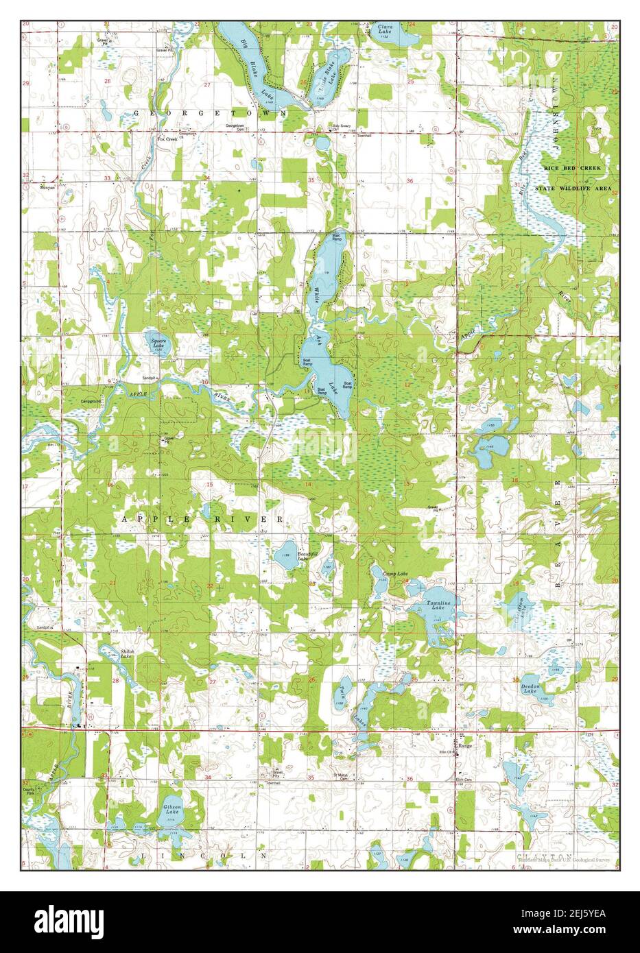 Range, Wisconsin, map 1978, 1:24000, United States of America by ...