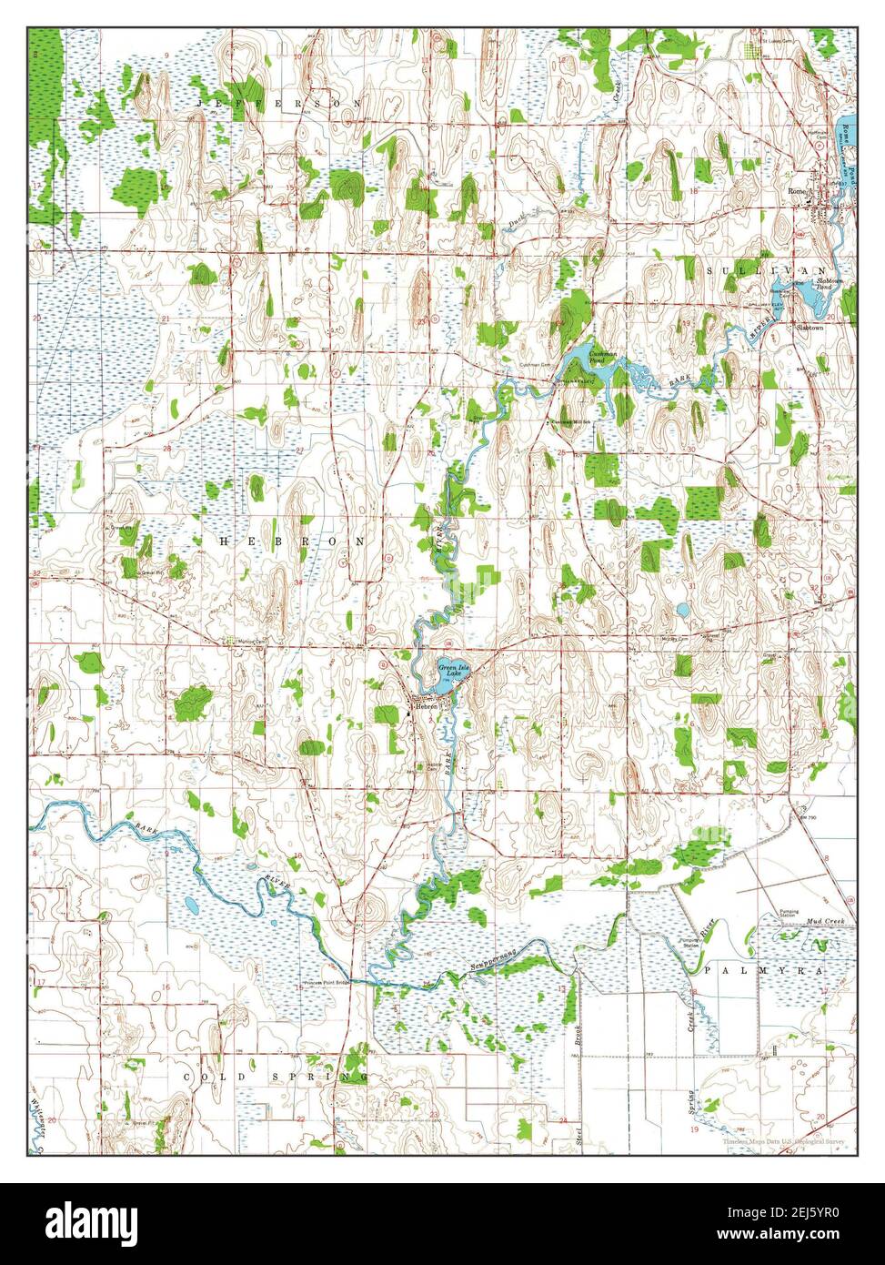 Rome, Wisconsin, map 1960, 1:24000, United States of America by ...