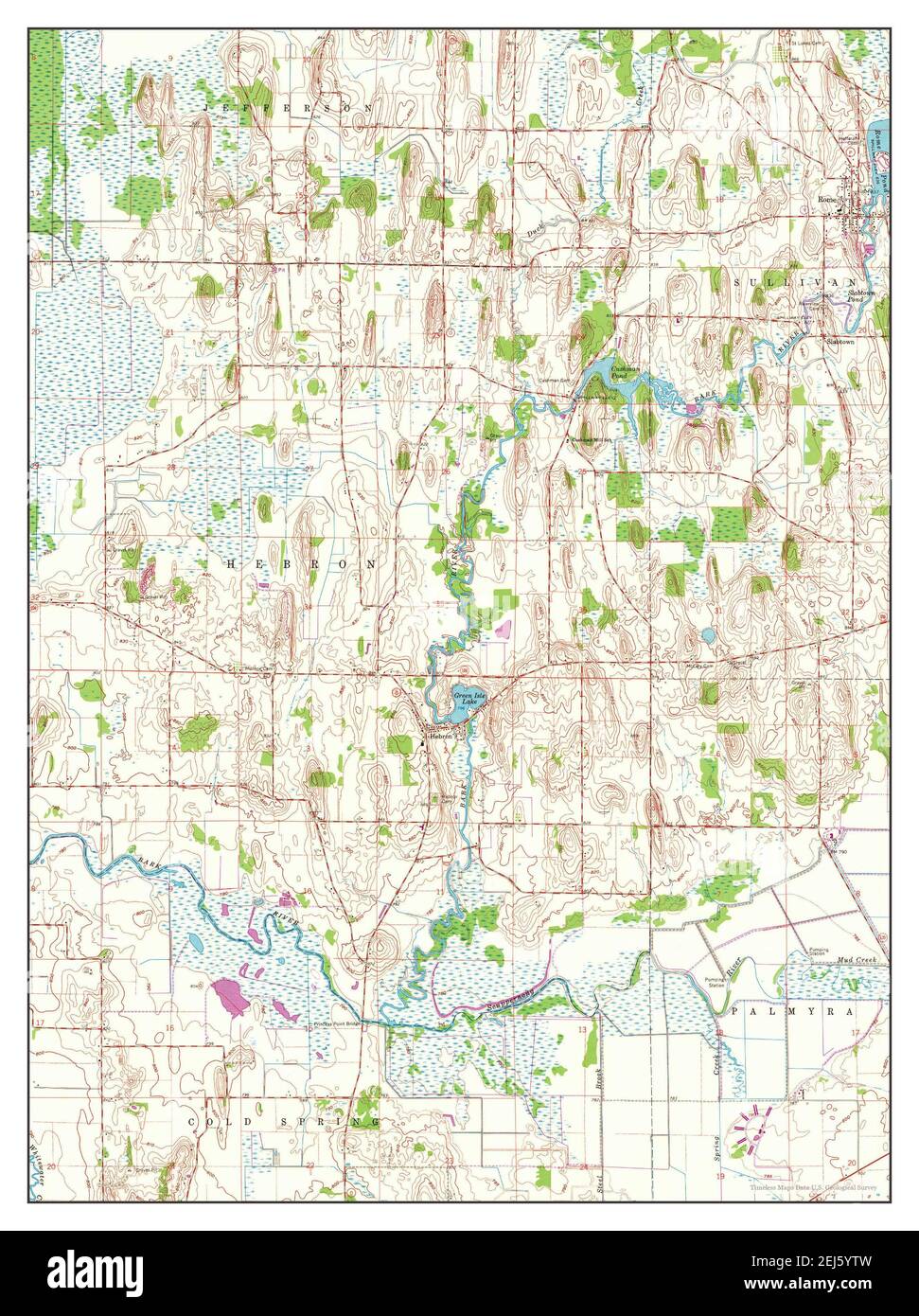 Rome, Wisconsin, map 1960, 1:24000, United States of America by ...