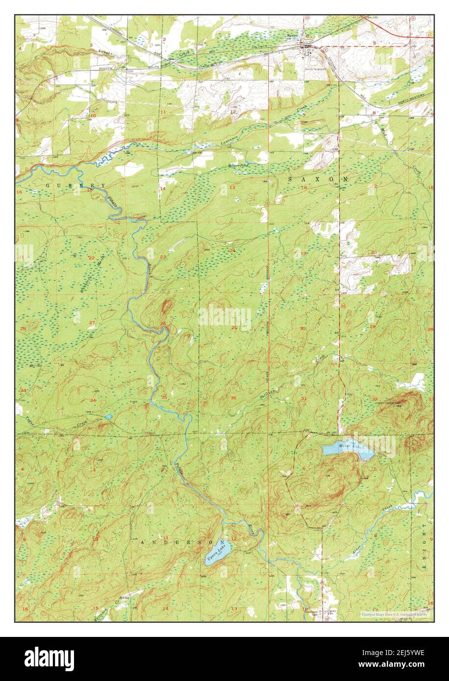 Saxon maps hi-res stock photography and images - Alamy