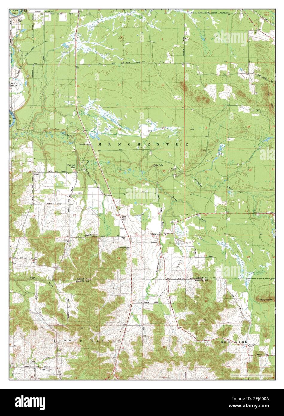 Shamrock, Wisconsin, map 1983, 1:24000, United States of America by ...