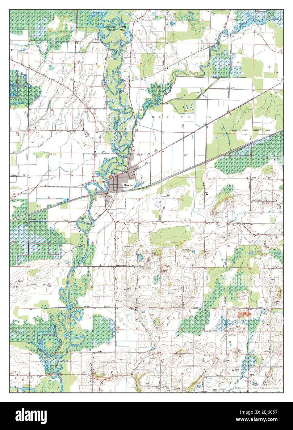 Shiocton, Wisconsin, map 1992, 1:24000, United States of America by ...