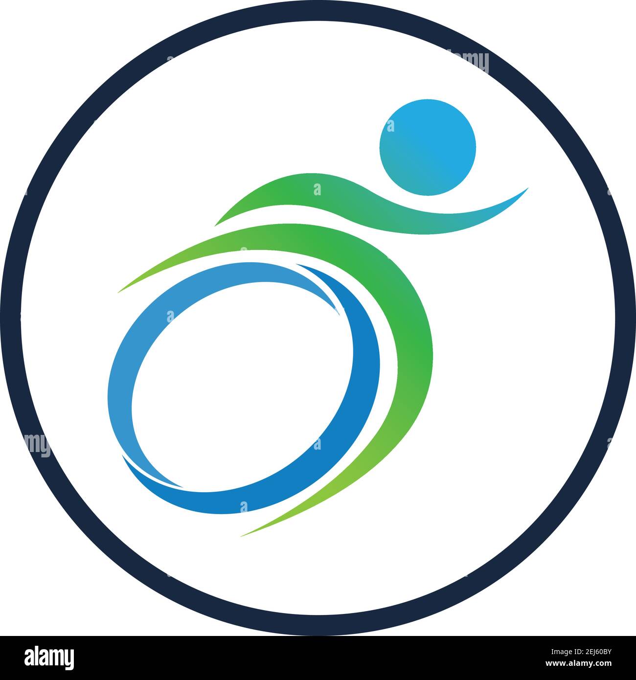 disability logo vector illustration design template - vector Stock ...