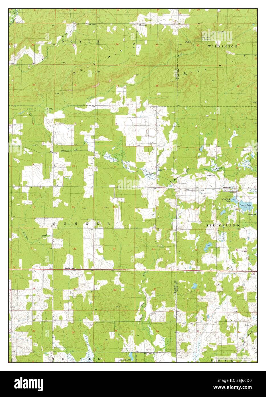 Strickland, Wisconsin, map 1978, 1:24000, United States of America by ...