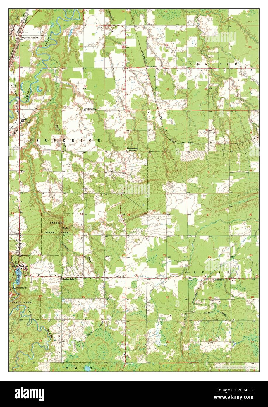 Map of sunnyside Cut Out Stock Images & Pictures - Alamy