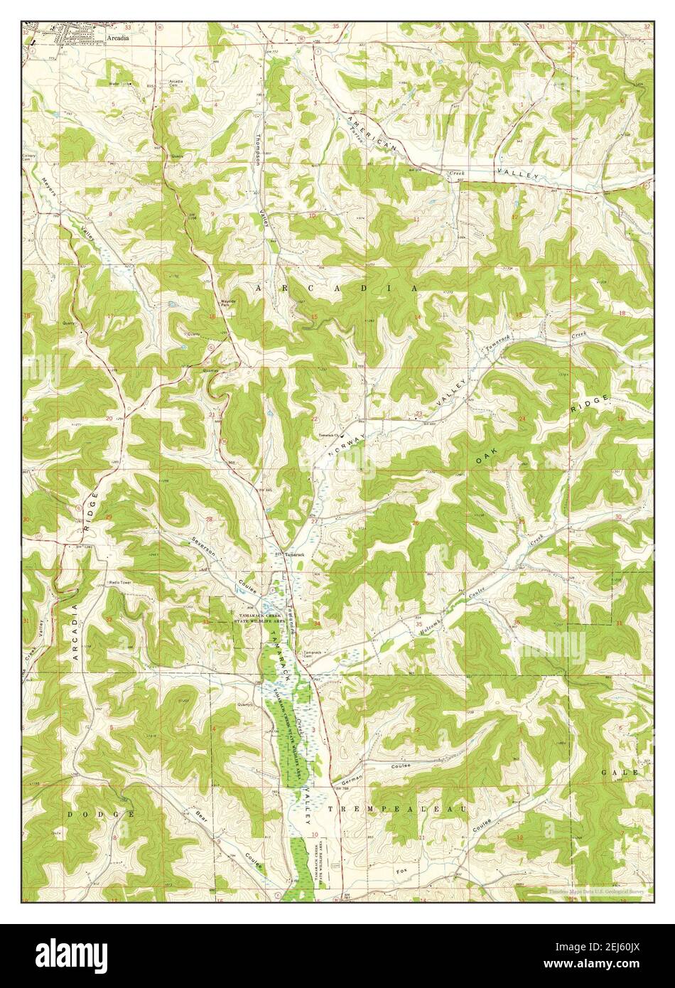Tamarack, Wisconsin, map 1973, 1:24000, United States of America by ...