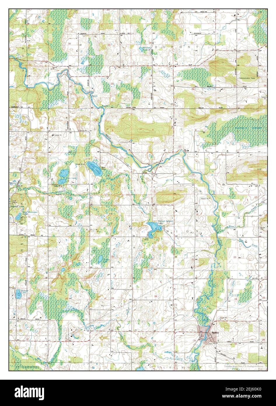 Symco, Wisconsin, map 1993, 1:24000, United States of America by ...