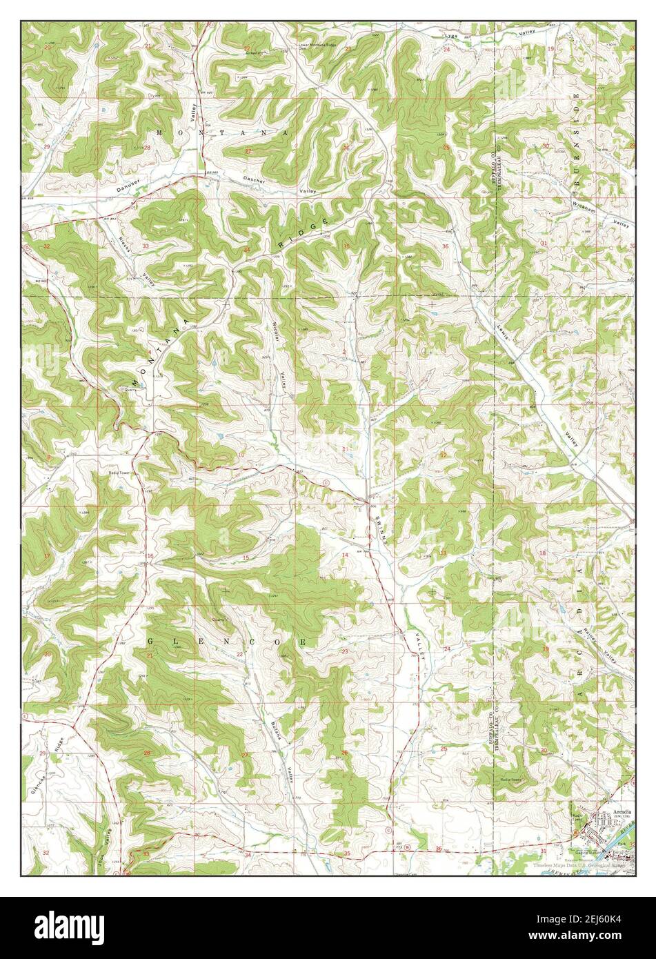 Swinns Valley, Wisconsin, map 1973, 1:24000, United States of America ...