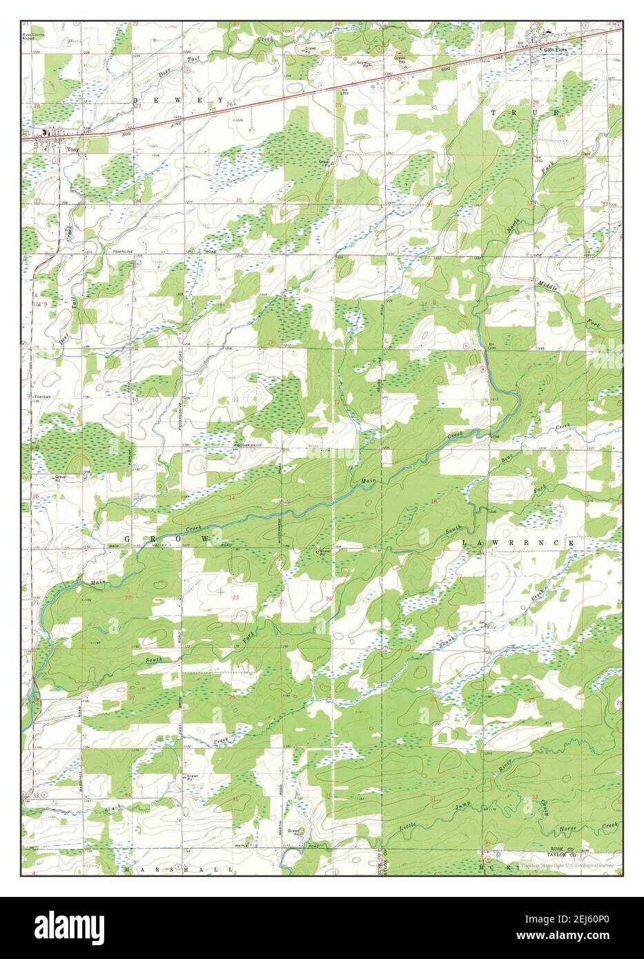 Tony, Wisconsin, map 1971, 1:24000, United States of America by ...