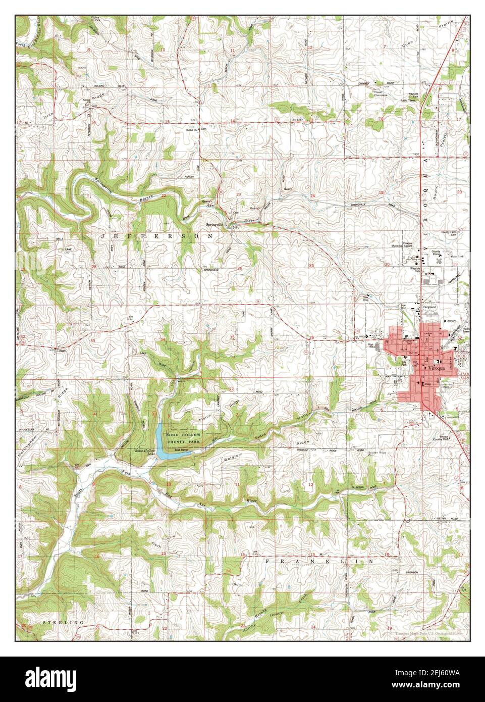 Map of viroqua Cut Out Stock Images & Pictures - Alamy