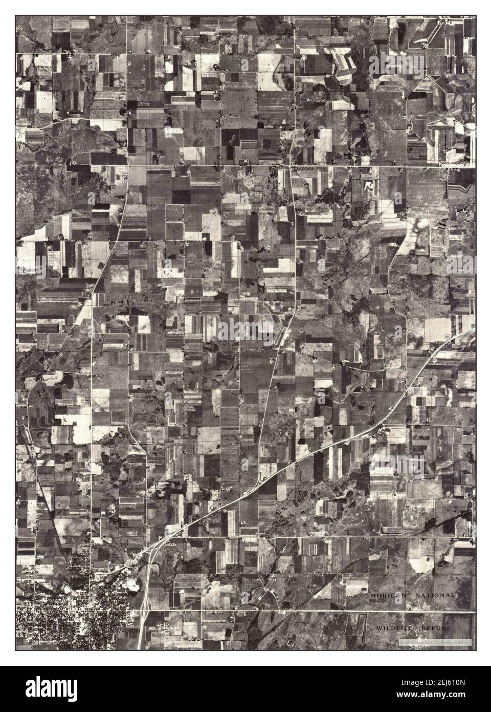 Map of waupun hi-res stock photography and images - Alamy