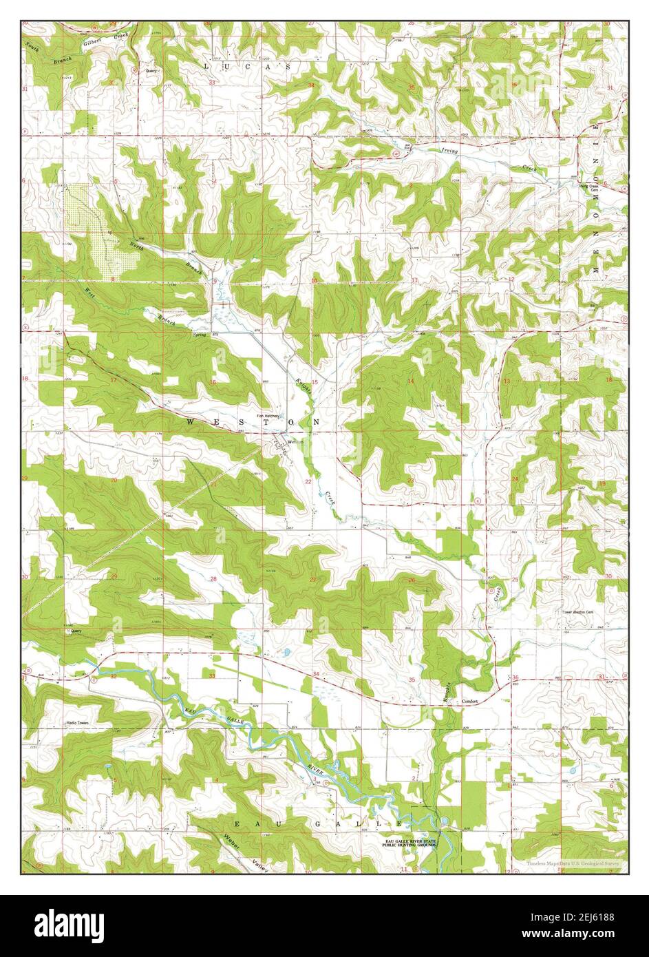 Weston, Wisconsin, map 1974, 1:24000, United States of America by ...