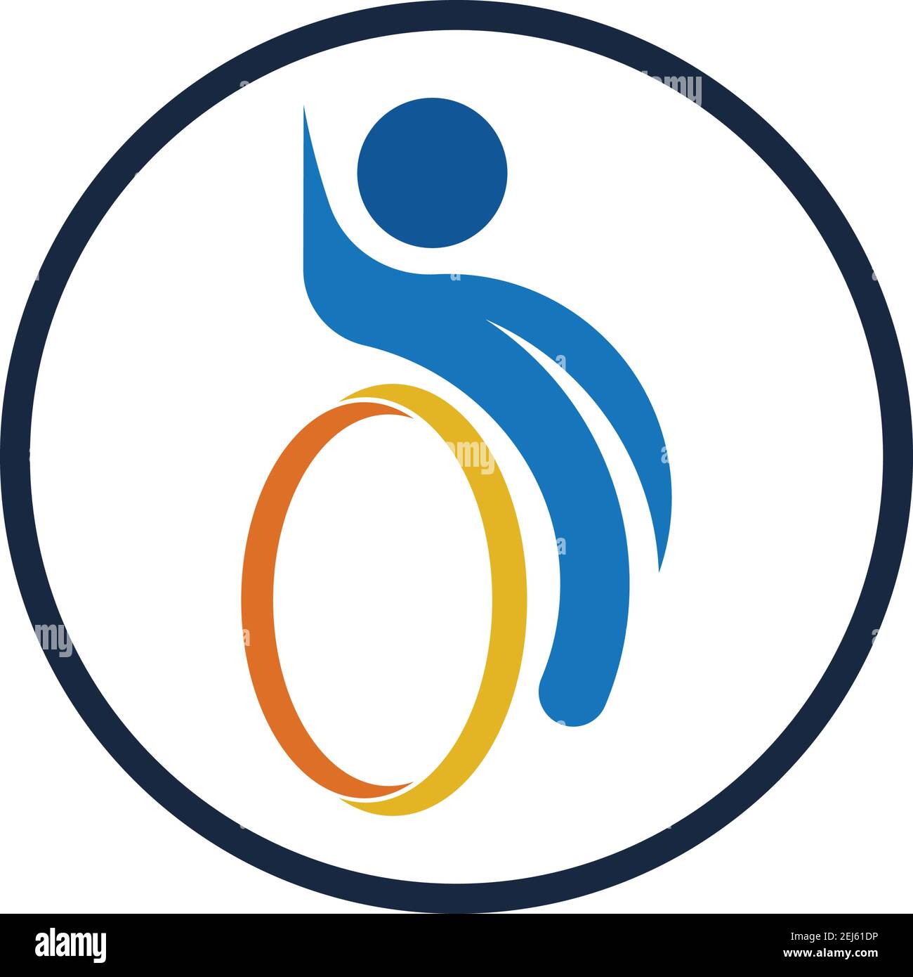 disability logo vector illustration design template - vector Stock ...