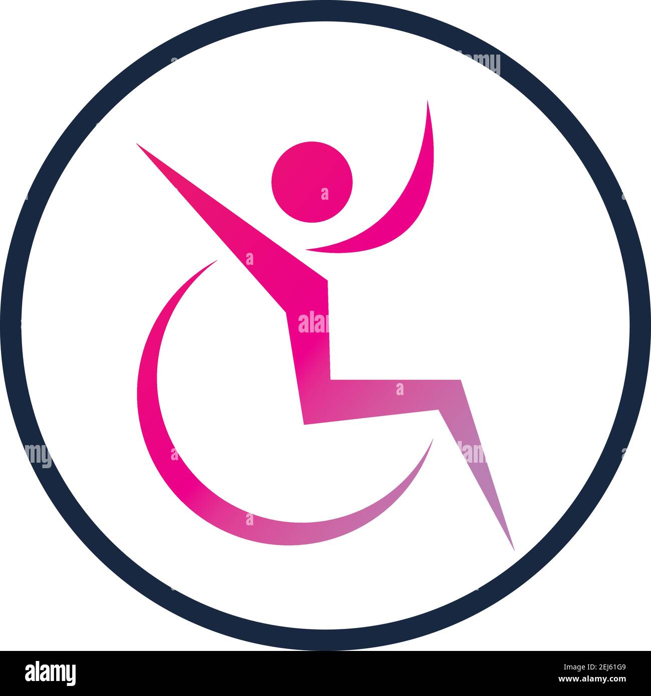 disability logo vector illustration design template - vector Stock ...