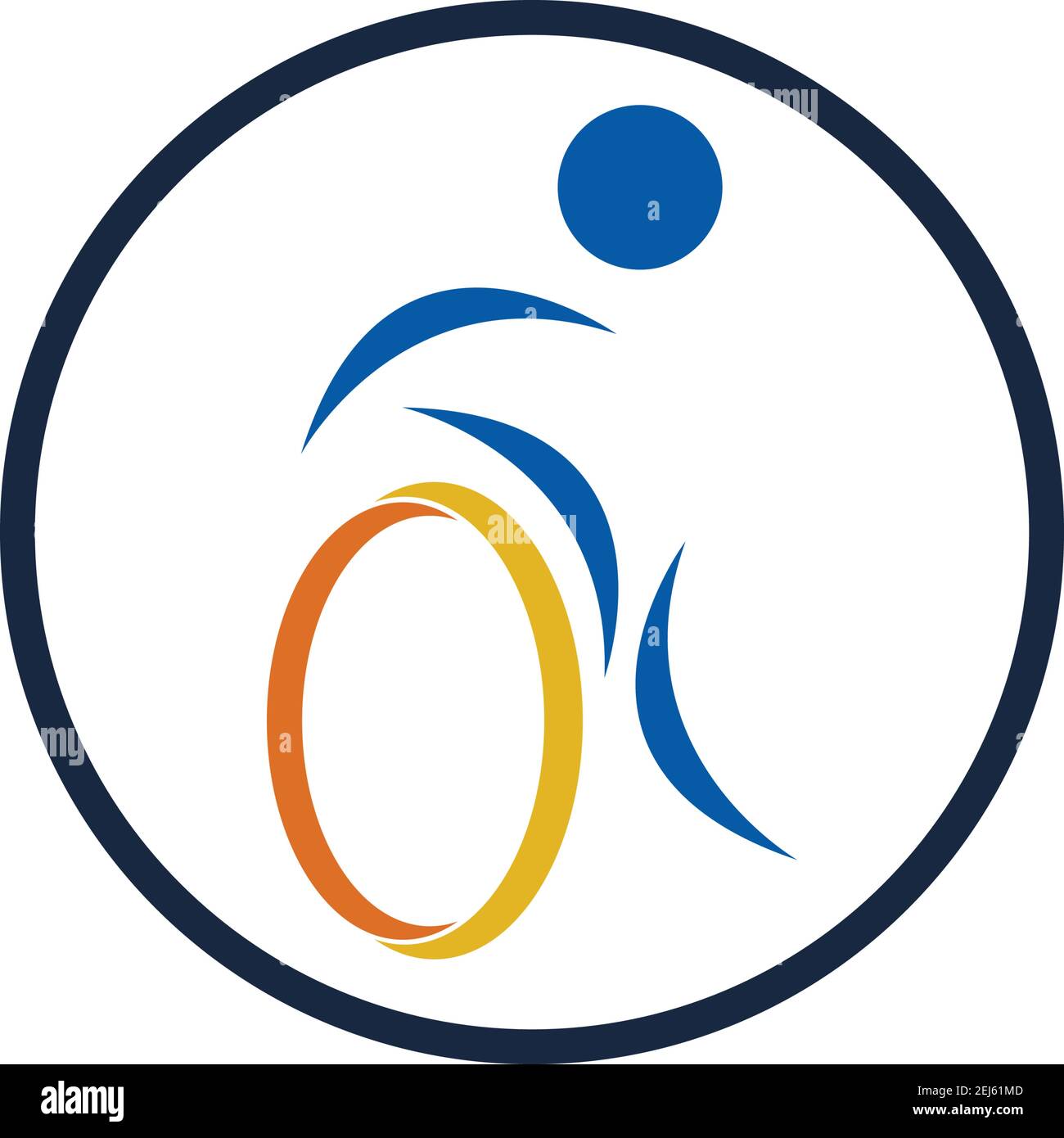 disability logo vector illustration design template - vector Stock ...