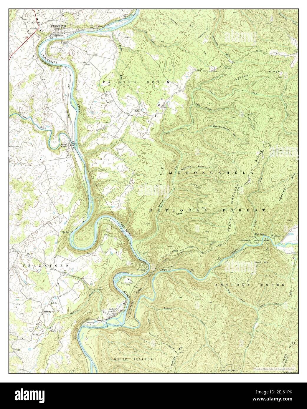 Anthony, West Virginia, map 1972, 1:24000, United States of America by ...