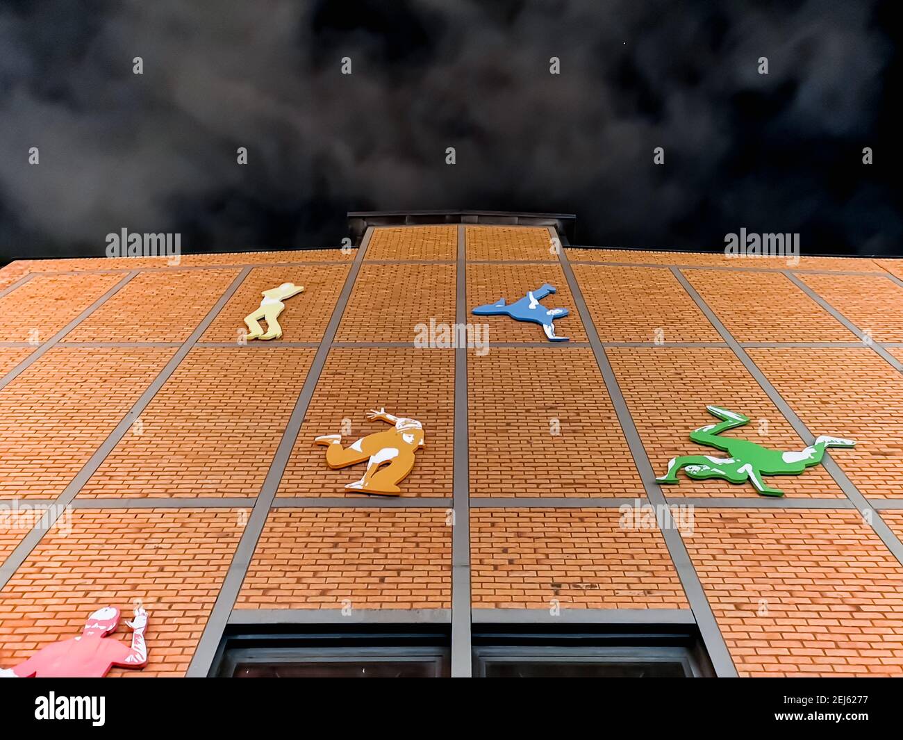 View famous red brick building hi-res stock photography and images - Alamy