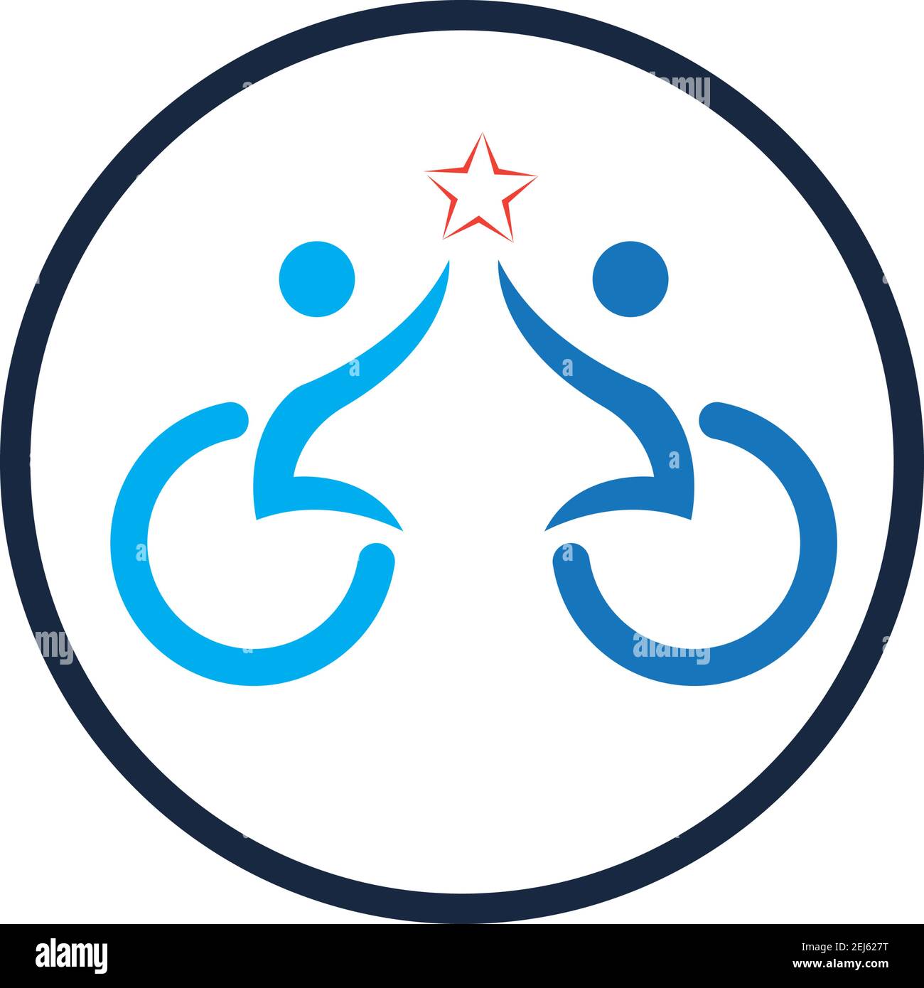 disability logo vector illustration design template - vector Stock ...