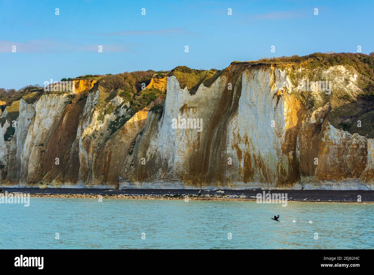 Cliffs of Dieppe, Normandy, France Stock Photo - Alamy