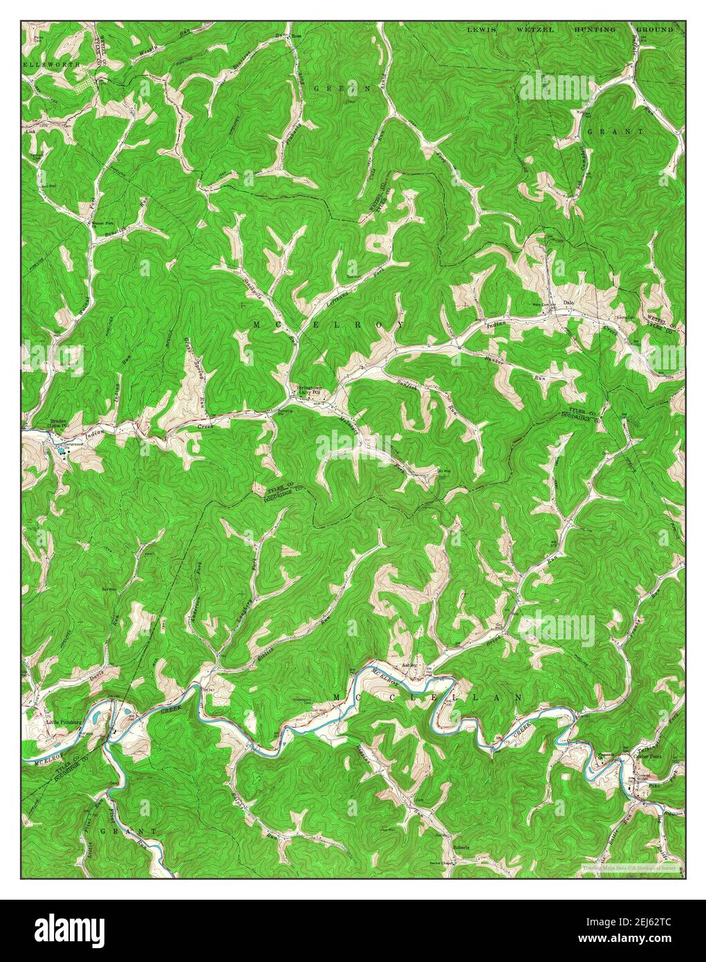 Map of west point virginia hi-res stock photography and images - Alamy