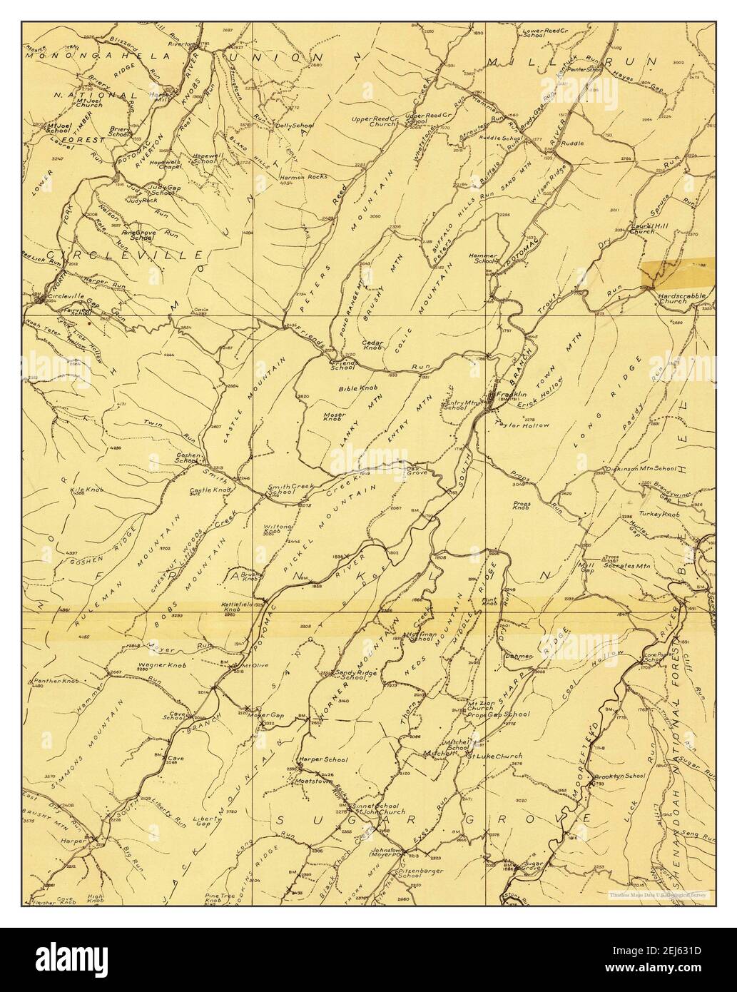 Map of circleville hi-res stock photography and images - Alamy