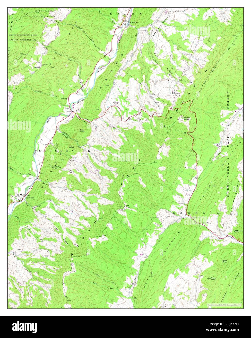 Map of circleville hi-res stock photography and images - Alamy