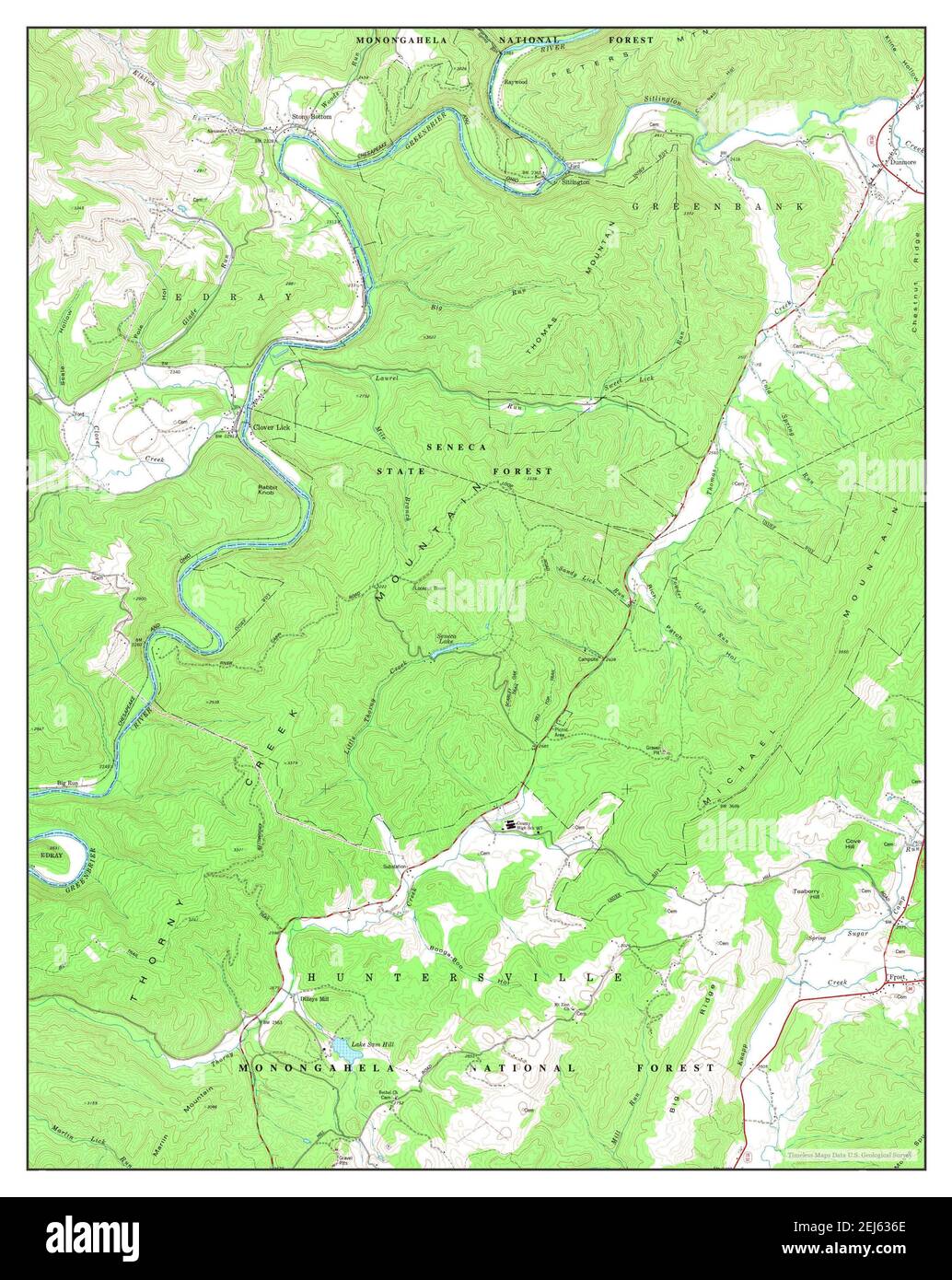 Clover Lick, West Virginia, map 1977, 1:24000, United States of America ...