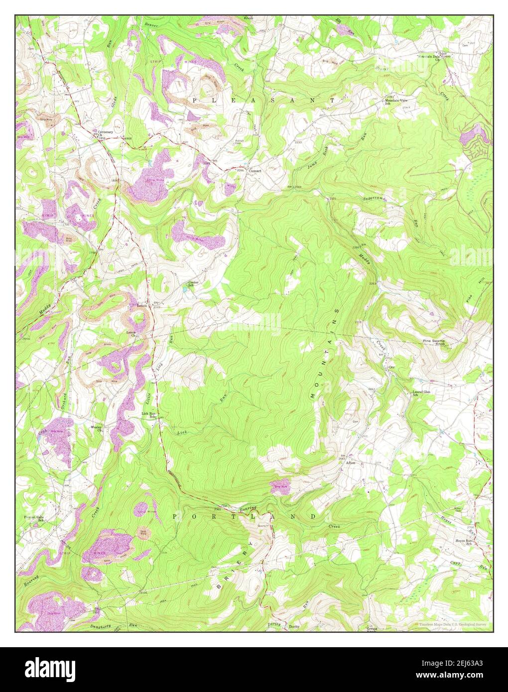 Cuzzart, West Virginia, map 1959, 1:24000, United States of America by ...