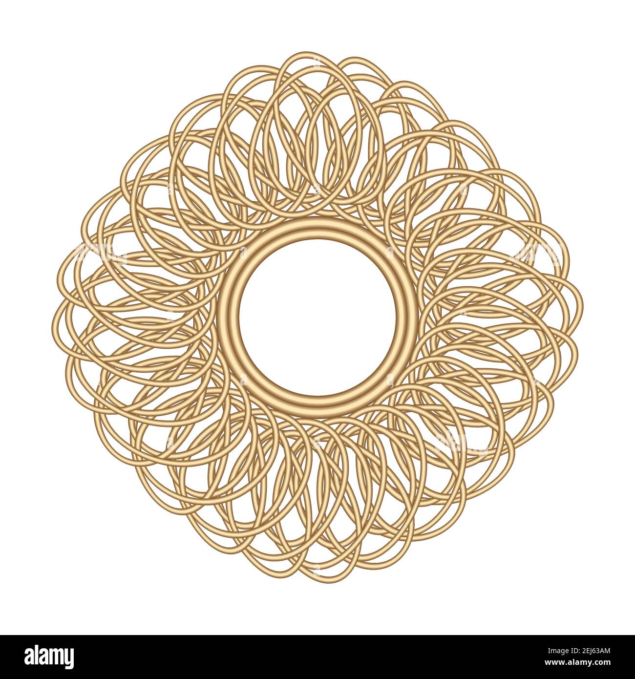 Round Lace Frame Png