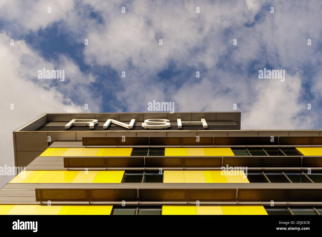 Sydney, NSW, Australia. February 14, 2021. Royal North Shore Hospital ...