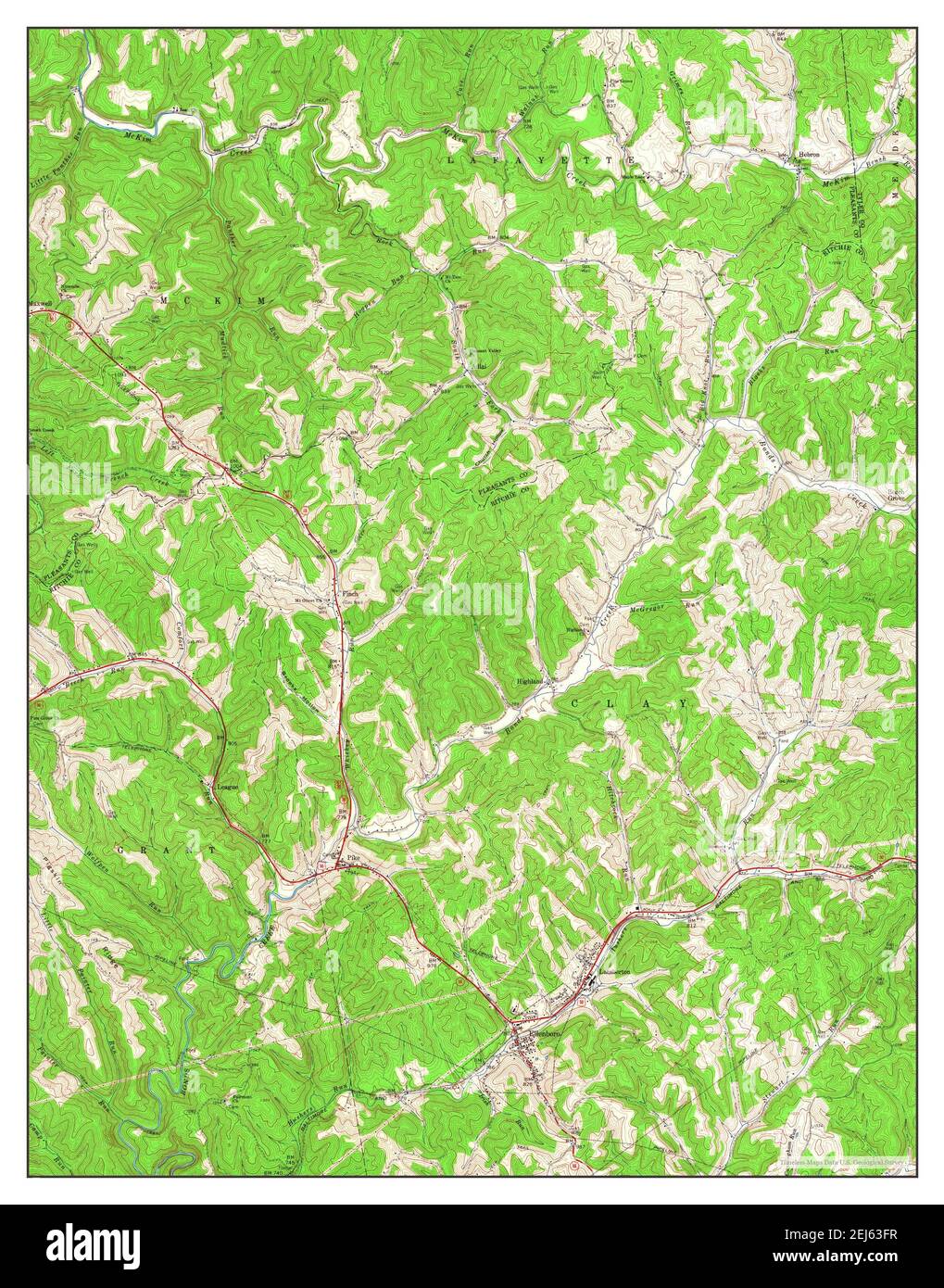 Map of ellenboro hi-res stock photography and images - Alamy
