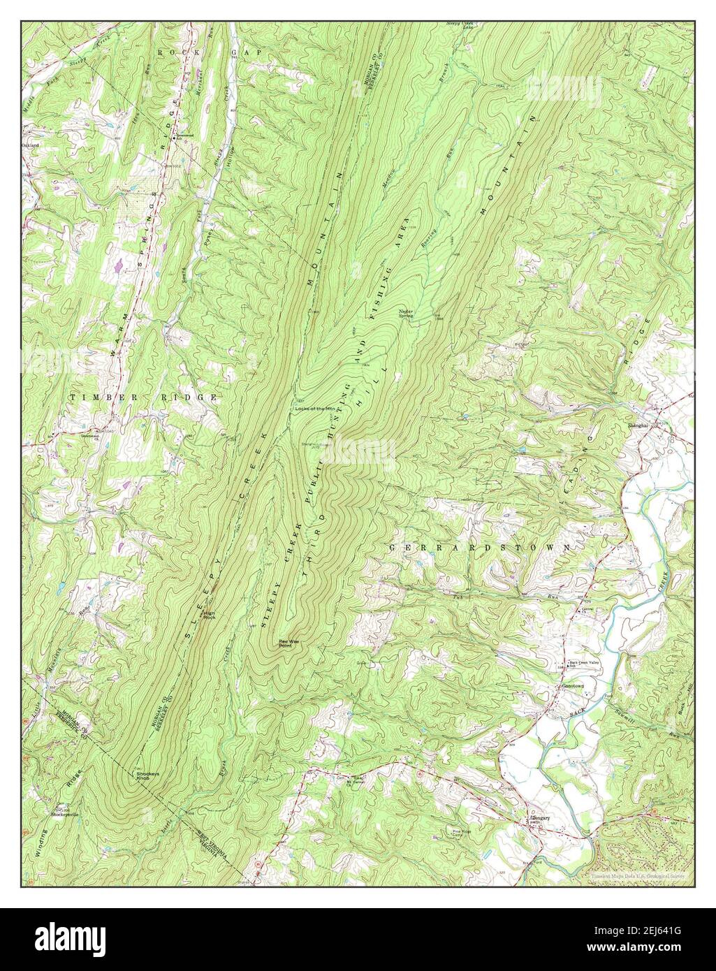 Glengary, West Virginia, map 1965, 1:24000, United States of America by ...
