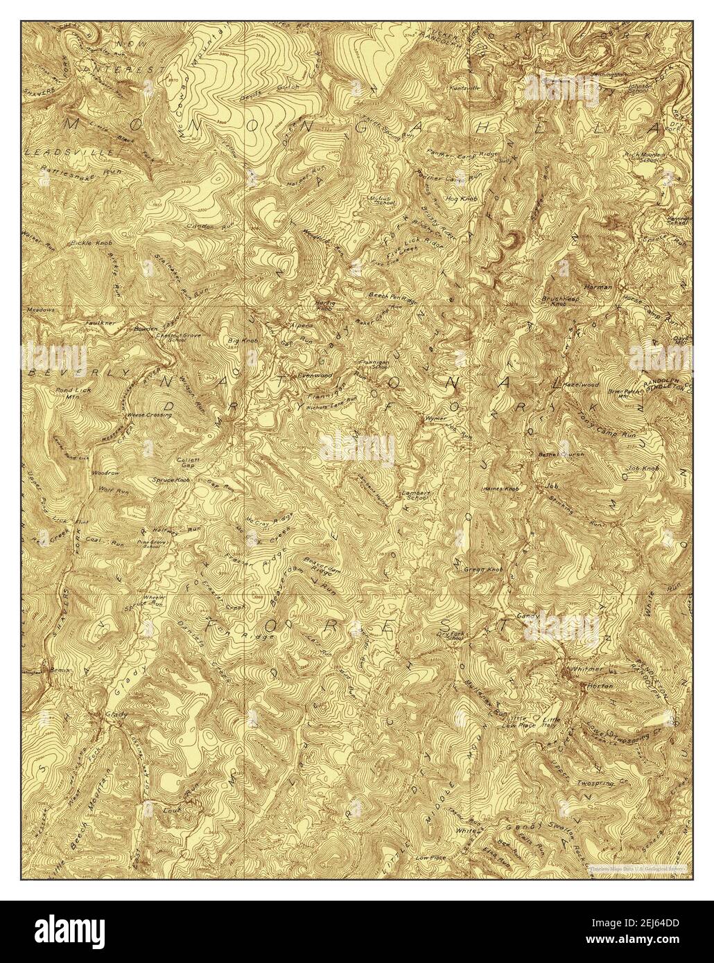 Horton, West Virginia, map 1922, 1:48000, United States of America by ...