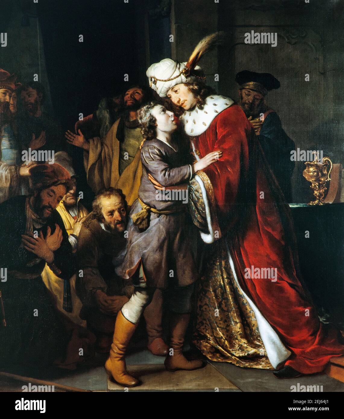 Joseph and his brothers (1657) - Gerbrand van den Eeckhout, circa 1657 ...